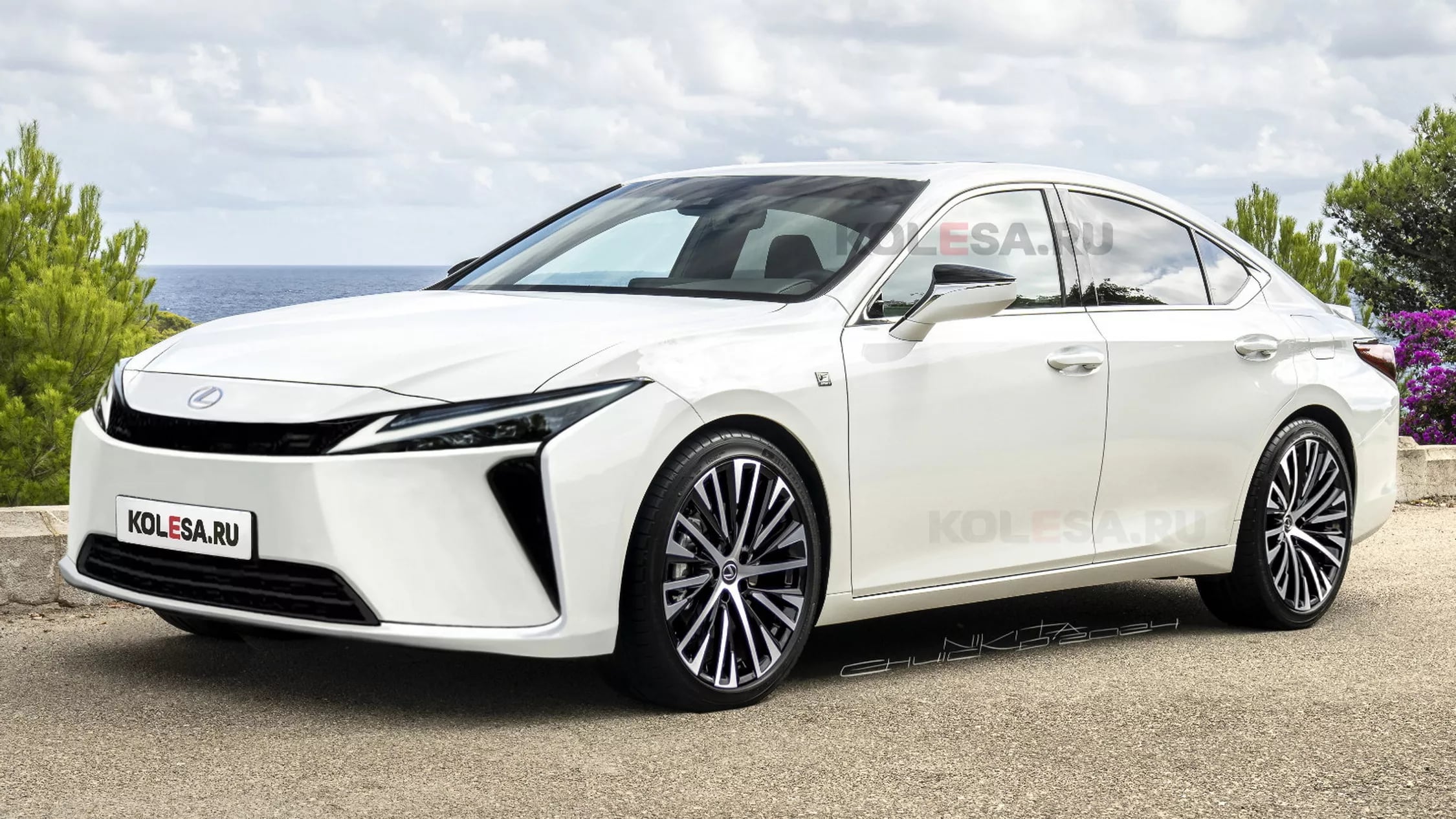 Lexus ES 2026: Gạt bỏ lưới tản nhiệt "con suốt" để chạy điện hoàn toàn