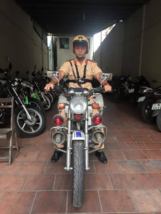 Rò rỉ hình ảnh cảnh sát giao thông trang bị GoPro