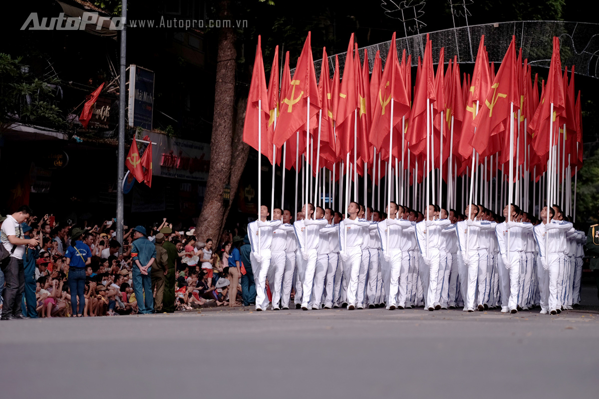Những hình ảnh đẹp của đoàn diễu hành kỷ niệm 70 năm ngày Quốc Khánh ...