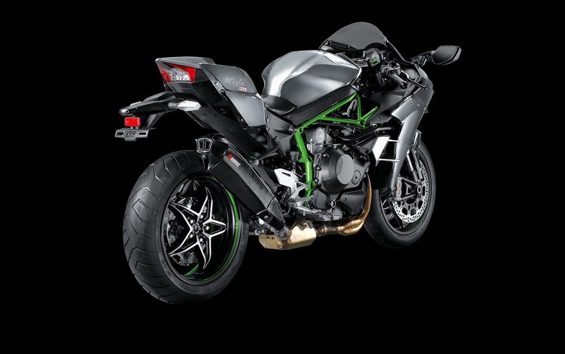 Kawasaki Ninja H2 hấp dẫn và mạnh hơn nhờ ống xả Akrapovic