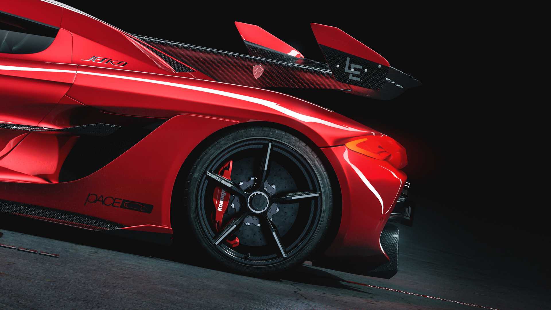 Kỳ phùng địch thủ Bugatti Chiron - Koenigsegg Jesko Red Cherry Edition ...