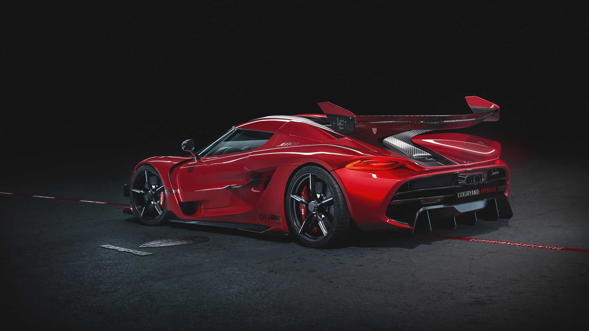Kỳ phùng địch thủ Bugatti Chiron - Koenigsegg Jesko Red Cherry Edition ...