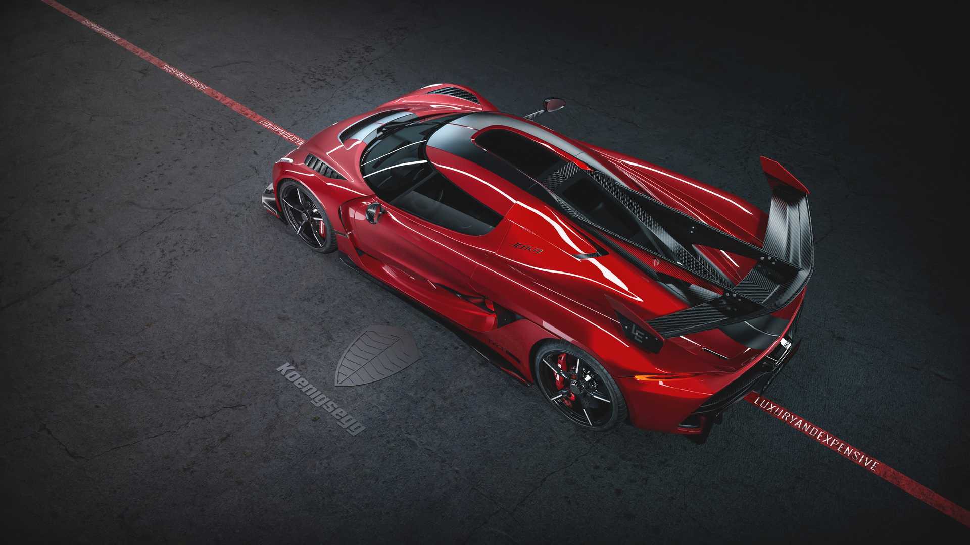 Kỳ phùng địch thủ Bugatti Chiron - Koenigsegg Jesko Red Cherry Edition ...