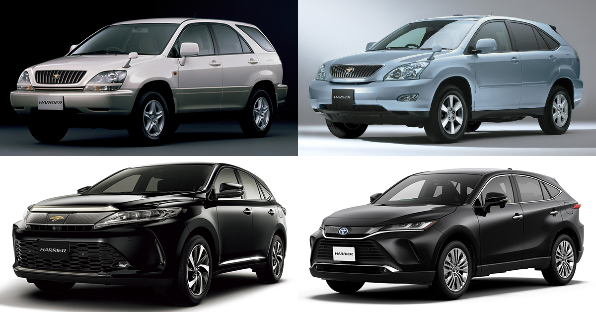 3 đời Toyota Harrier: Từ chung thân Lexus RX tới SUV riêng đấu Honda CR-V