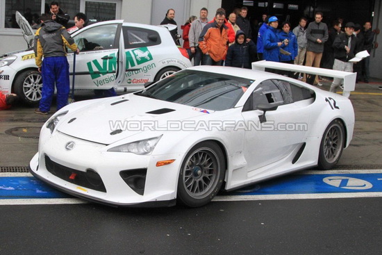 Phiên bản đua của Lexus LFA lộ diện ở Nurburgring