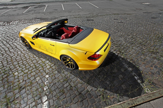 SL55 AMG Roadster độ “vàng rực” của Fostla