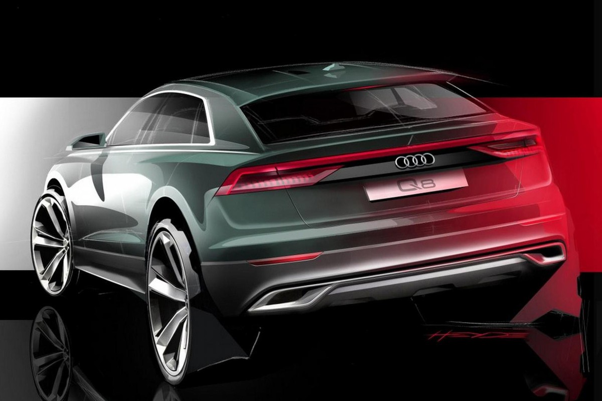 Audi bất ngờ hé lộ Q8 2018 đầy góc cạnh