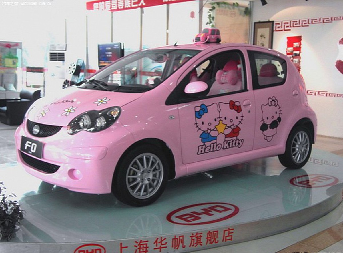 Sốc Với Byd F0 Theo Phong Cách Hello Kitty