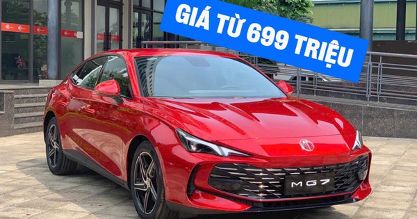 MG7 giảm 40 triệu đồng tại đại lý, khởi điểm từ 699 triệu đồng: Sedan hạng D nhưng giá cạnh ...
