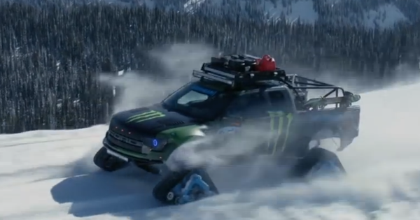 Ford F-150 RaptorTrax: "Xe tăng" của Ken Block