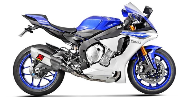 Yamaha YZF-R1 mạnh hơn, nhẹ hơn nhờ ống xả Akrapovic