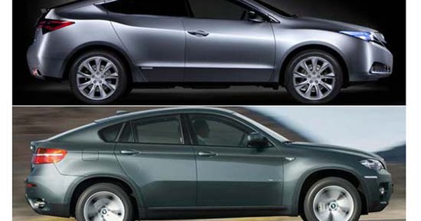 BMW X6 và Acura ZDX - Một chút so sánh