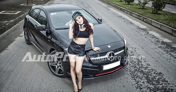 DJ Miu Miu trẻ trung và khoẻ khoắn bên Mercedes-Benz A250 AMG