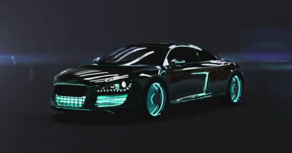 Audi R8 độ phong cách “Tron Legacy”